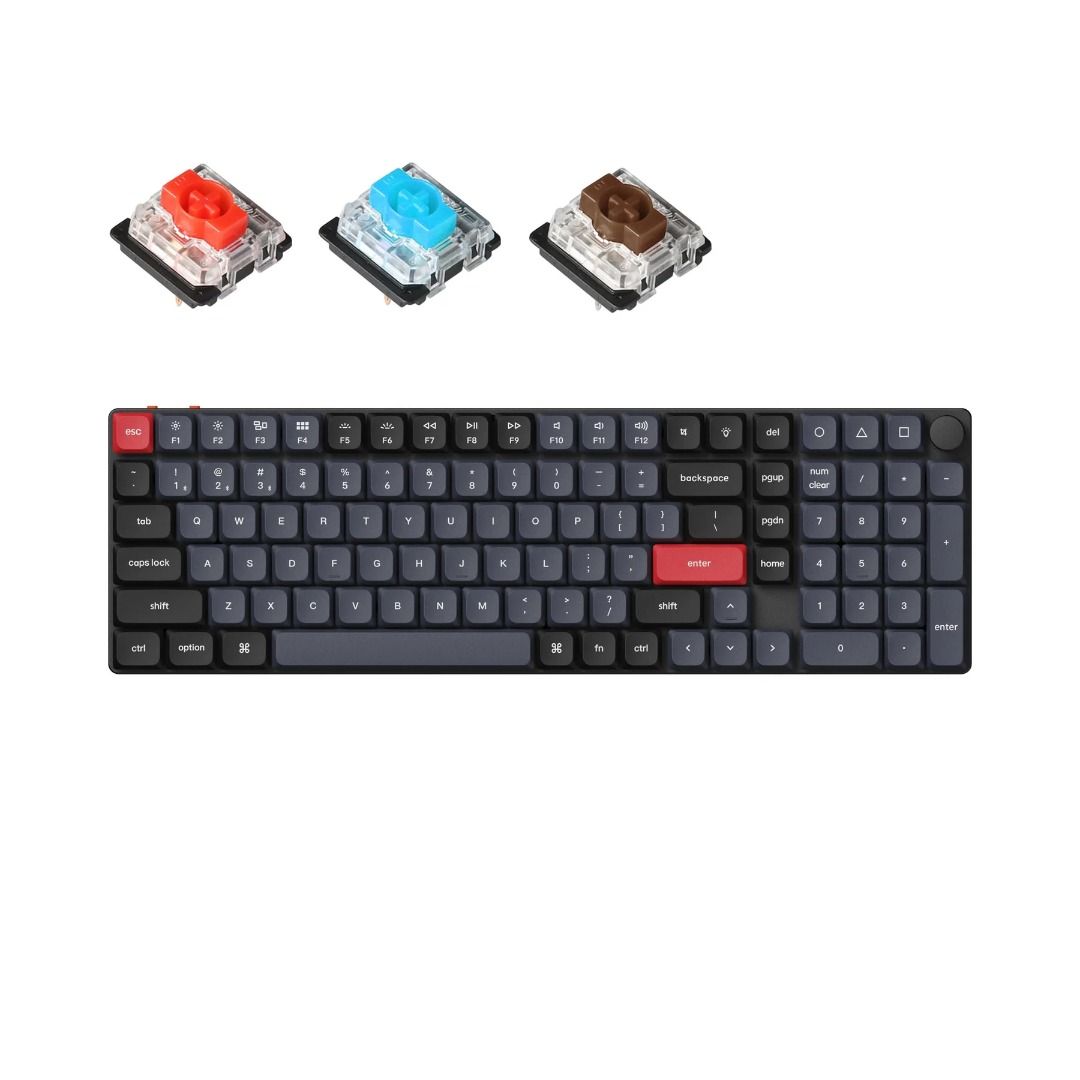 Keychron K17 Pro QMK/VIA Wireless Custom Mechanical Keyboard | 96% ...