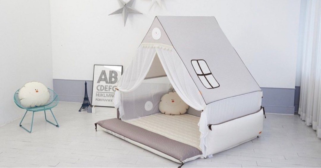 Kids tent bed, Babies & Kids, Baby Nursery & Kids Furniture, Childrens ...