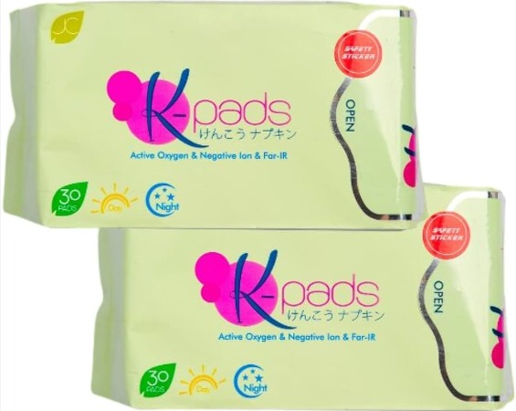 K-pad liner Active Oxygen & Ion Far-IR, Beauty & Personal Care, Sanitary Hygiene on Carousell