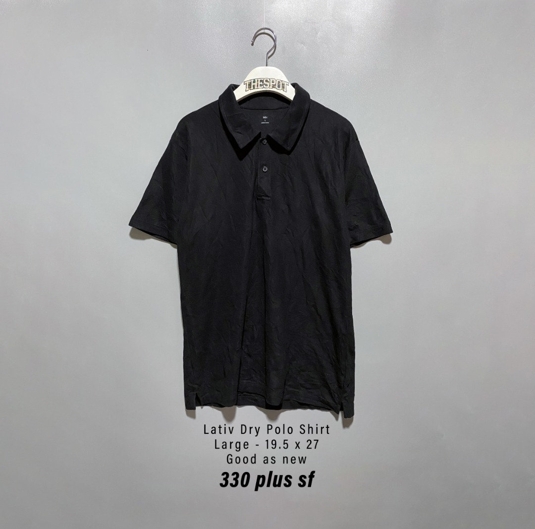 Lativ Dry Polo Shirt, Men's Fashion, Tops & Sets, Tshirts & Polo Shirts on Carousell
