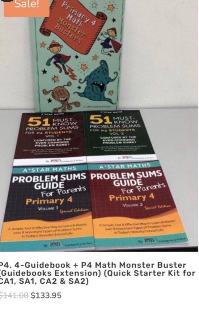 learning out of the box P4 Problem sums guide for Parents vol 1 ...