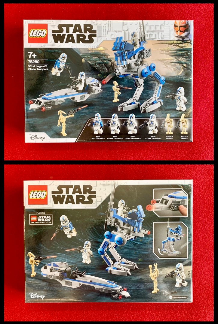 Lego 75280 Star Wars 501st Legion Clone Troopers, Hobbies & Toys, Toys ...
