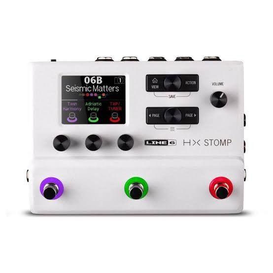 LINE 6 HX stomp white with Multi switch, Hobbies & Toys, Music & Media ...