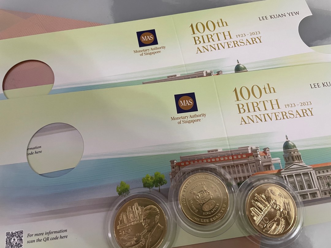 LKY $10 100th Birth Anniversary coins, Hobbies & Toys, Collectibles ...