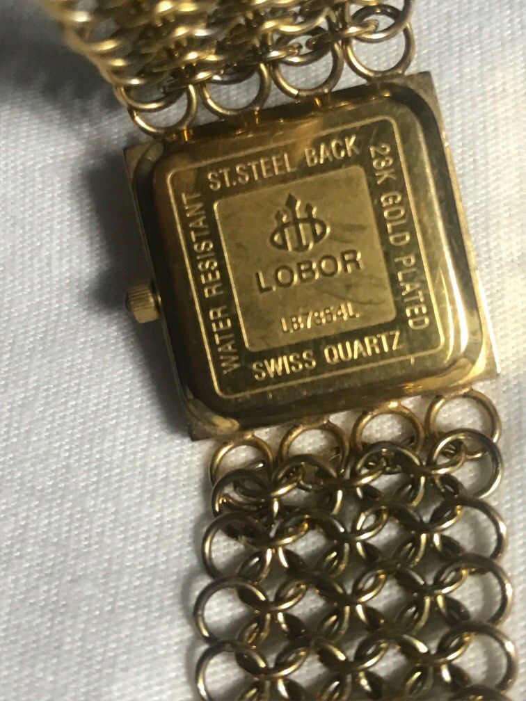 lobor quartz authentic 23k gp, Women's Fashion, Watches & Accessories ...