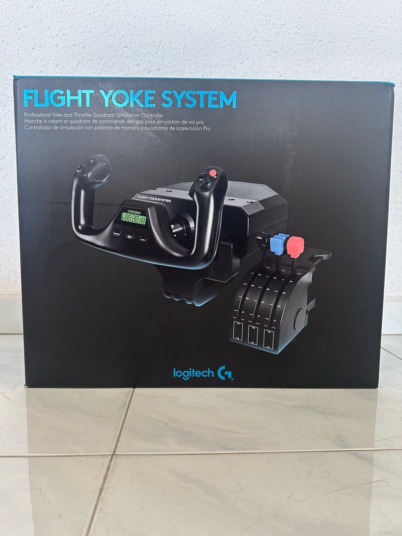 Logitech Flight Yoke system, Video Gaming, Gaming Accessories ...