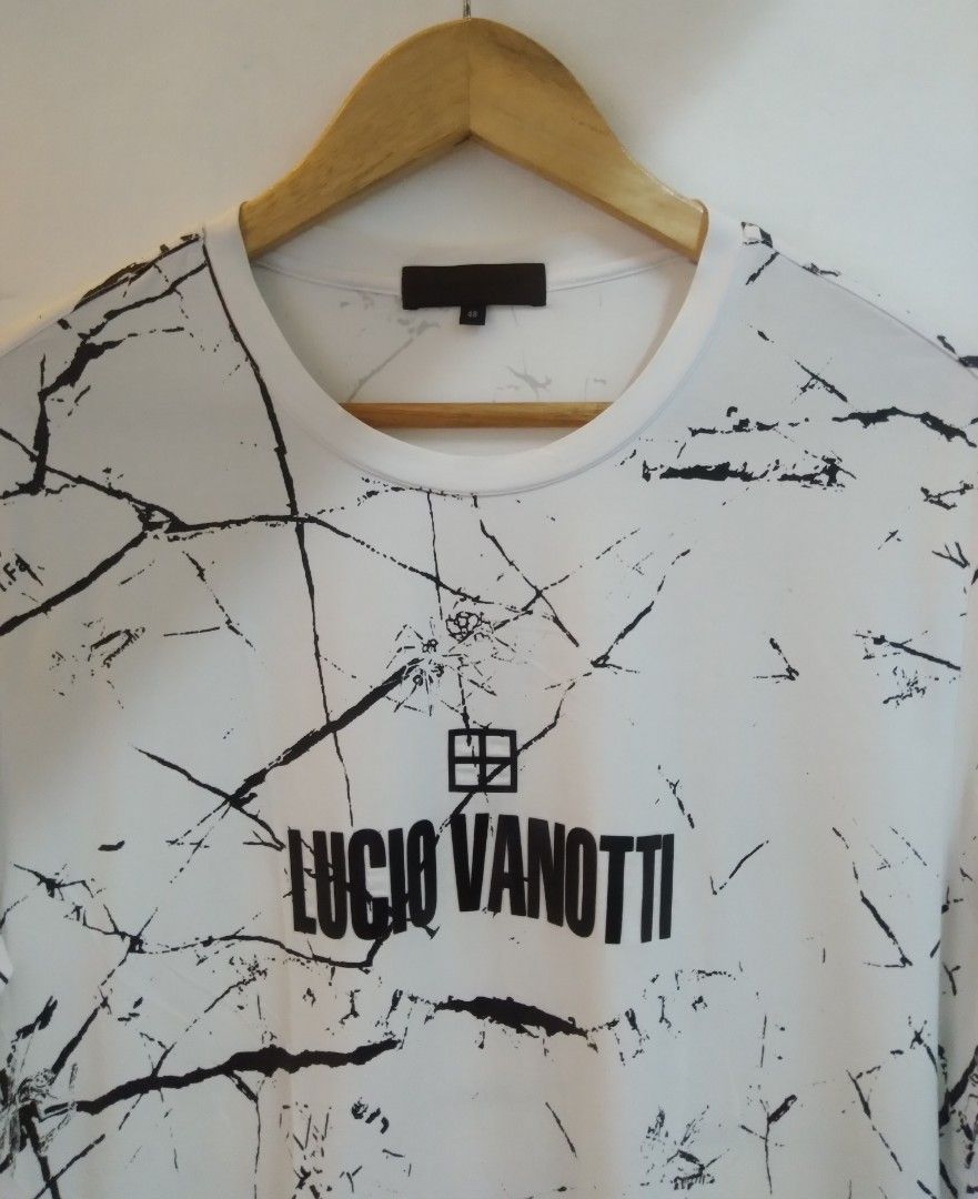 LUCIO VANOTTI MARBLE PRINT TSHIRT, Men's Fashion, Tops & Sets, Tshirts ...