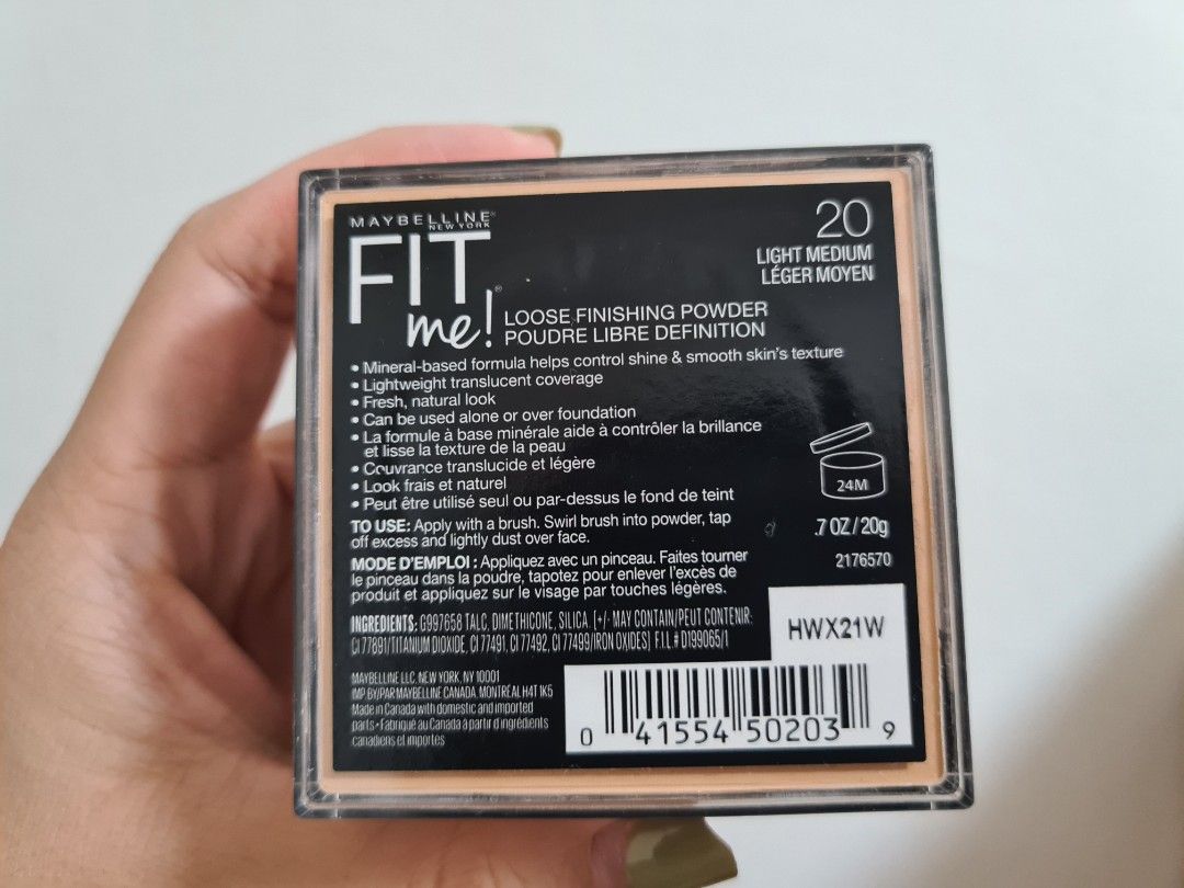 Maybelline Fit Me! Loose Powder (Light Medium/20) | Brand new | Never ...