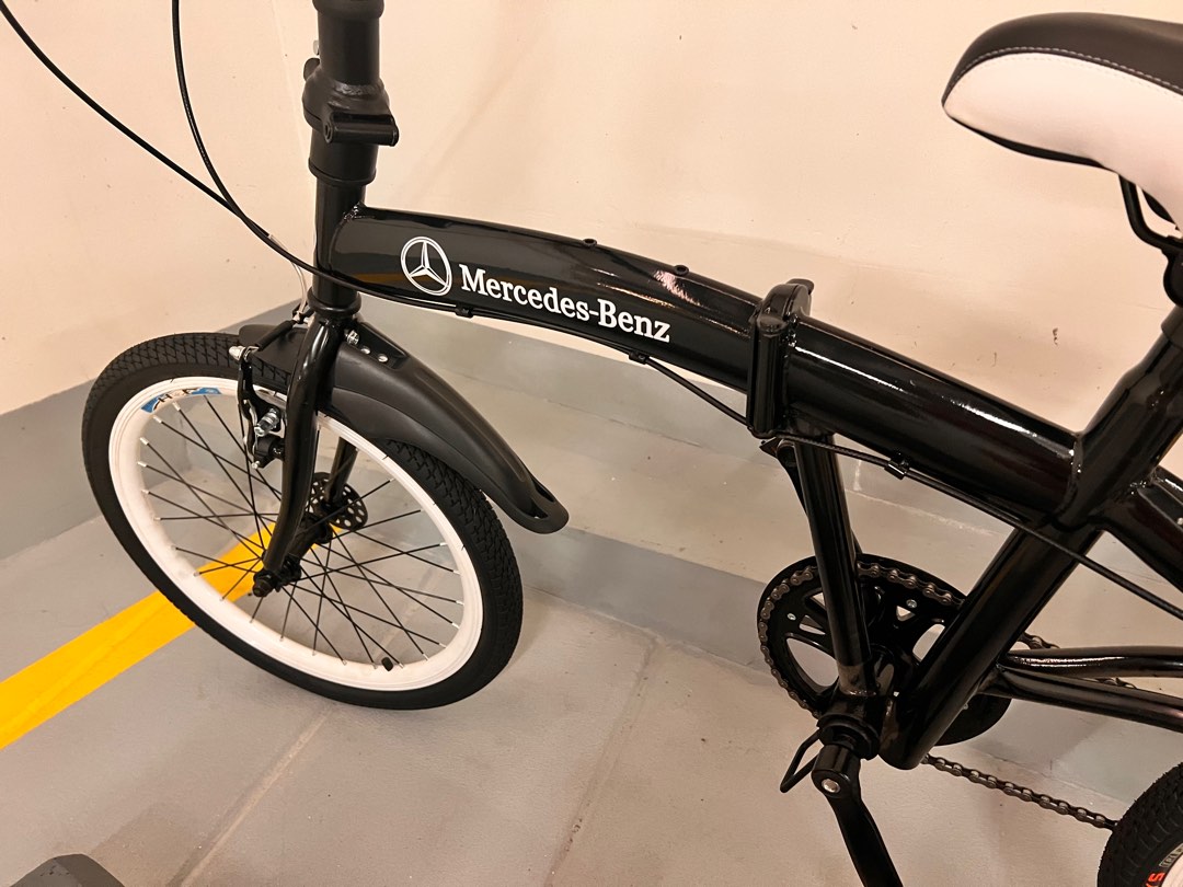 Mercedes Benz Bike Foldable Bicycle, Sports Equipment, Bicycles & Parts, Bicycles on Carousell