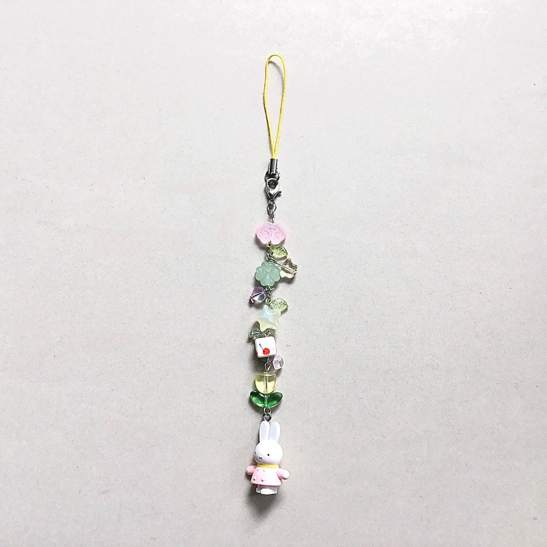 Miffy Keychain Cute Phone Charm, Women's Fashion, Jewelry & Organisers ...
