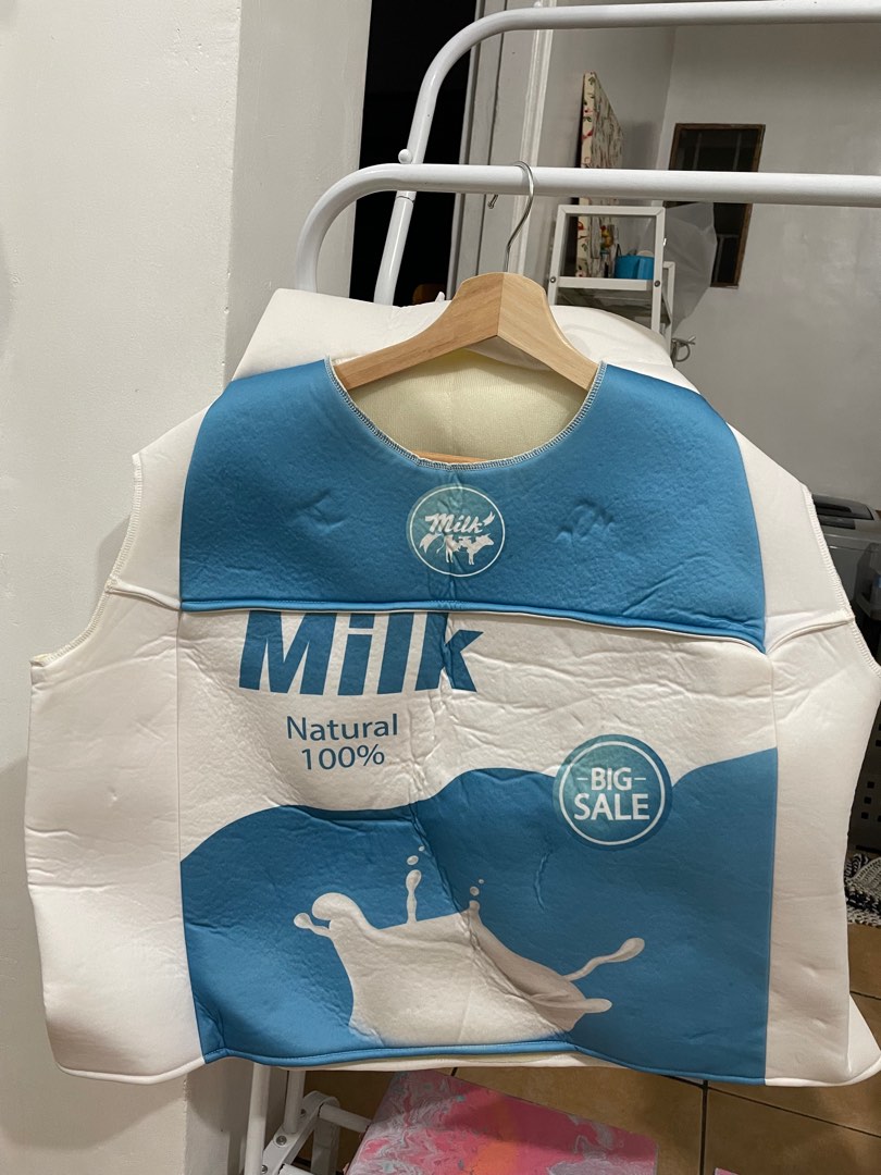 Milk Costume for Halloween, Babies & Kids, Babies & Kids Fashion on ...