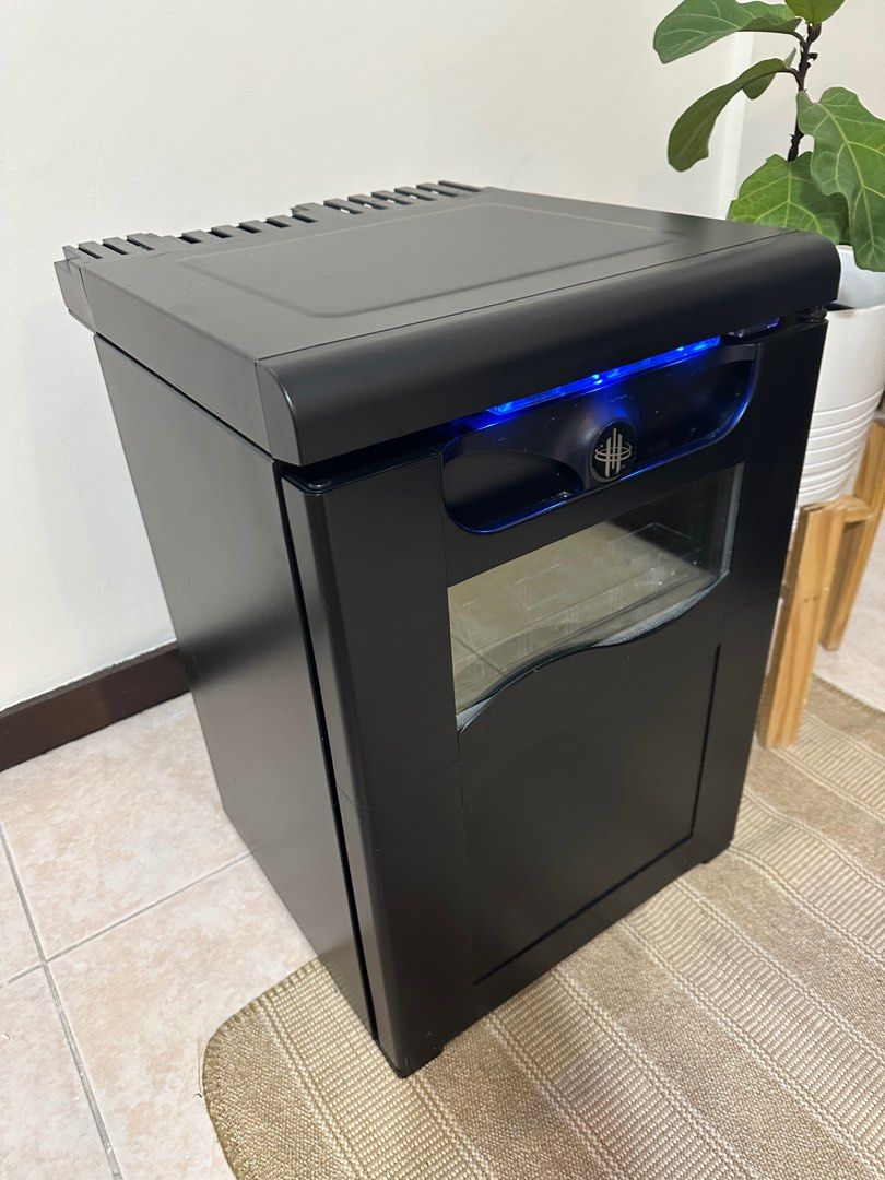 Minibar Systems Glass-front Mirror Refrigerator SMARTCUBE: 40I ...