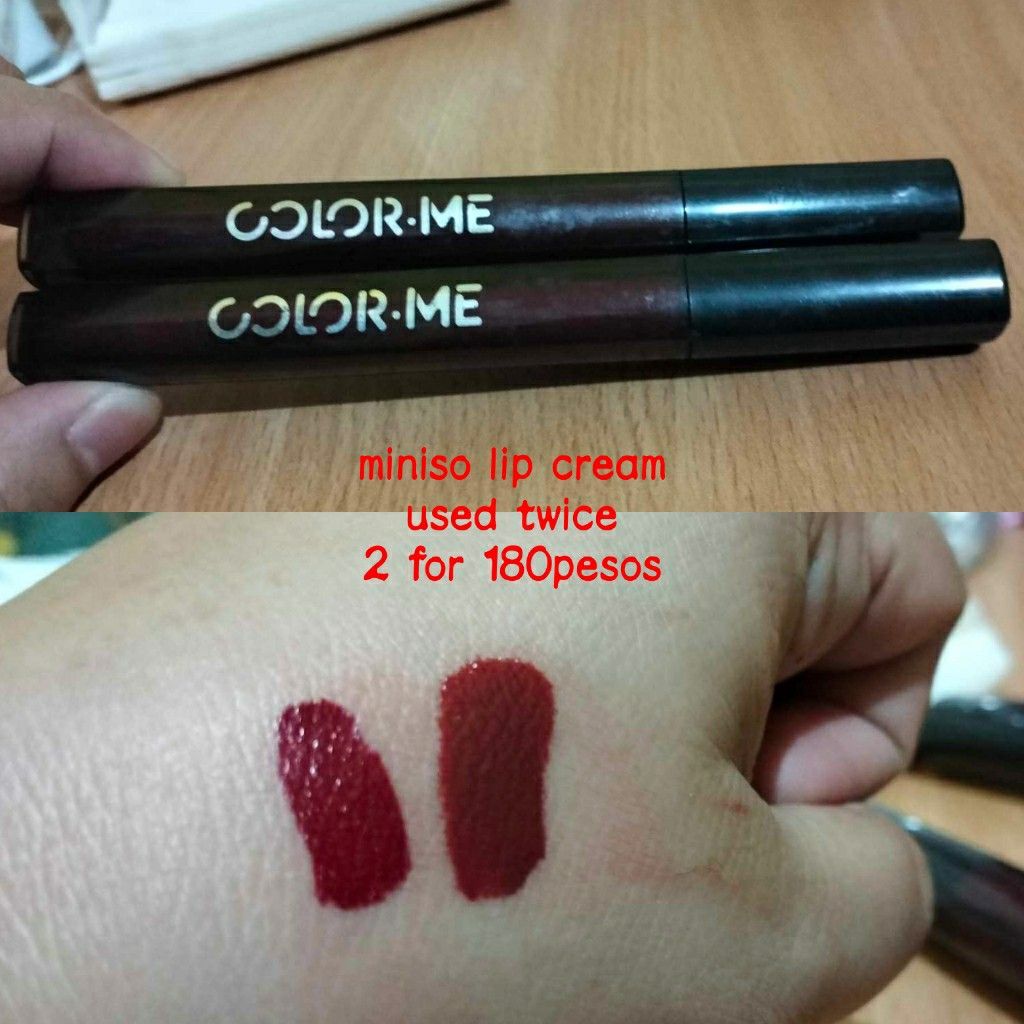 Miniso Lip Cream, Beauty & Personal Care, Face, Makeup on Carousell