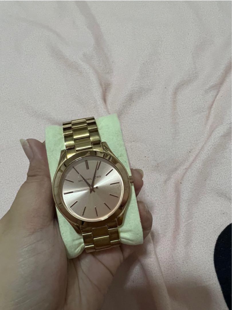 MK original gold watch, Women's Fashion, Watches & Accessories, Watches ...