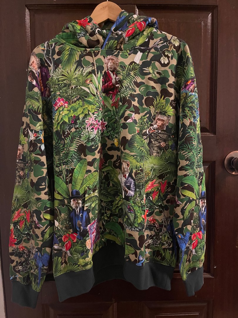 MONKEY 47 x BAPE hoodie, Men's Fashion, Tops & Sets, Hoodies on Carousell