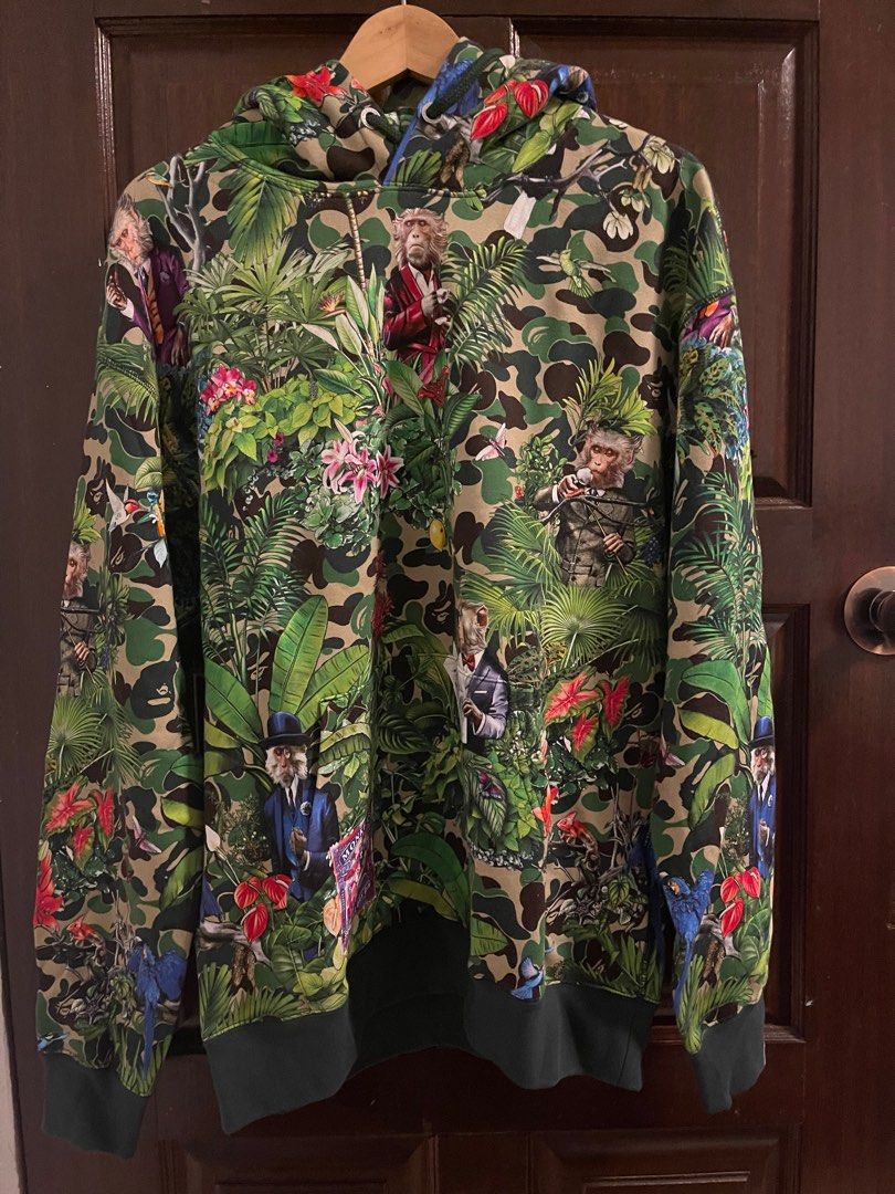MONKEY 47 x BAPE hoodie, Men's Fashion, Tops & Sets, Hoodies on Carousell
