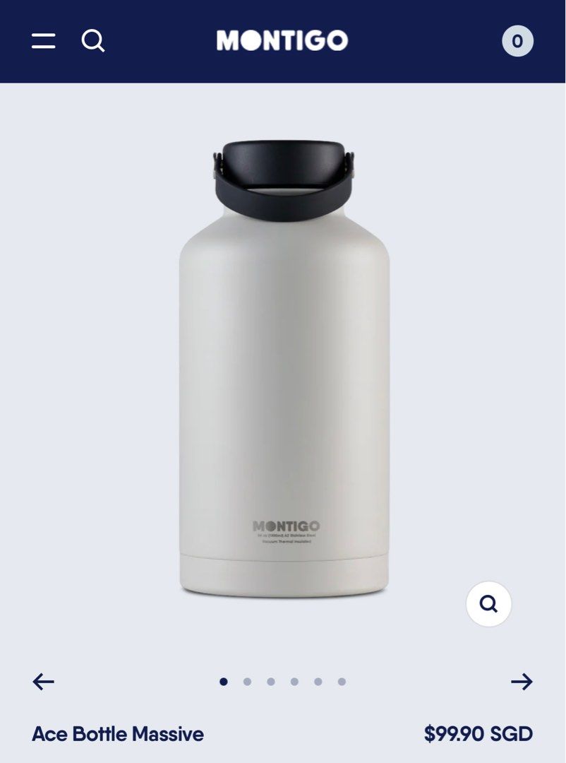 Montigo Ace Bottle Massive Thermal Flusk, Furniture & Home Living ...