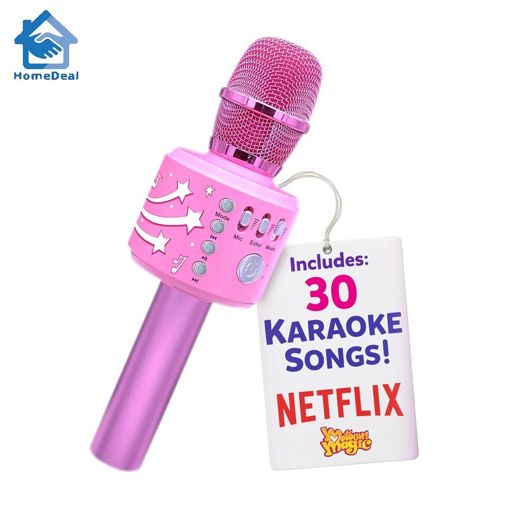 Motown Magic, Bluetooth Karaoke Microphone | Includes 30 Famous Songs ...