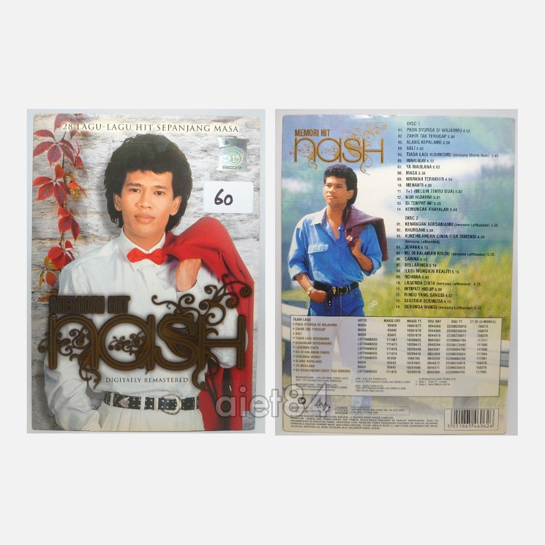 Nash Memori Hit (2CDs), Hobbies & Toys, Music & Media, CDs & DVDs on ...