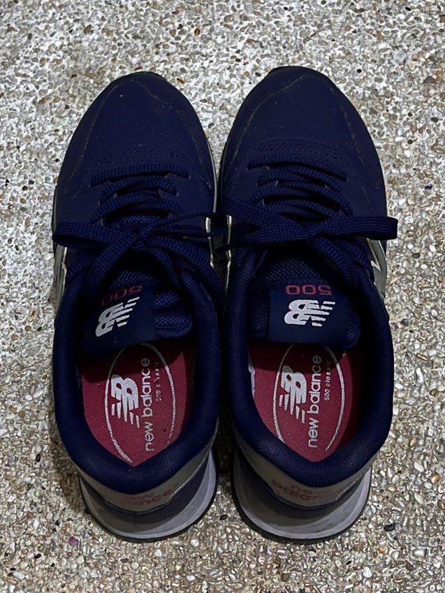 New Balance 500 (Navy Blue), Women's Fashion, Footwear, Sneakers on ...