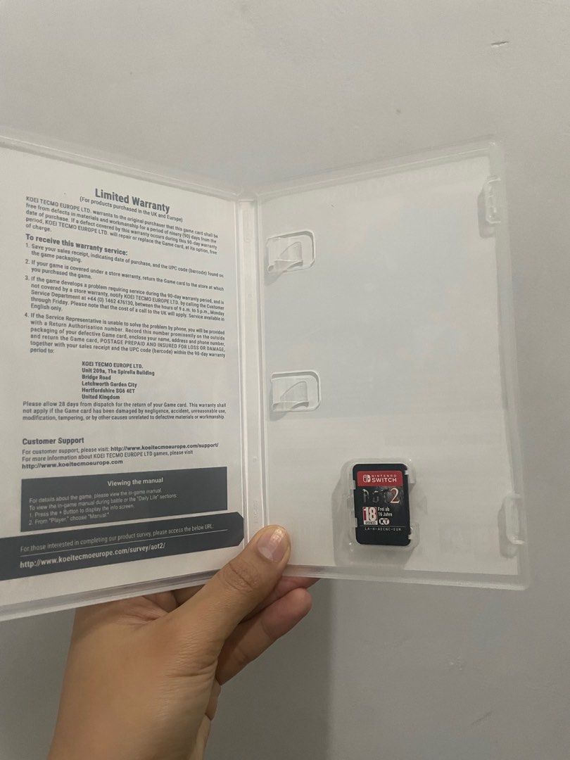 Nintendo Switch - Zelda Breath of the Wild (BOTW), Attack on Titan 2 ...