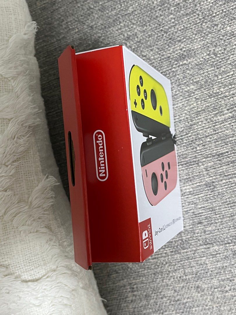 Nintendo Switch Joy-Con Controller Pastel Pink/Pastel Yellow, Video ...
