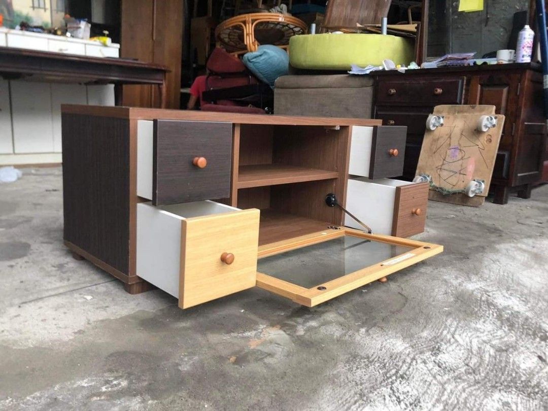 NITORI tv stand / rack, Furniture & Home Living, Furniture, TV Consoles ...