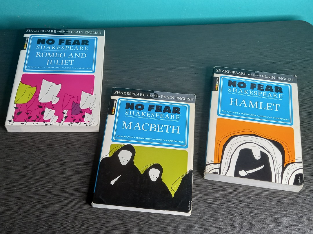 No Fear Shakespeare Books Set of 3, Hobbies & Toys, Books & Magazines ...