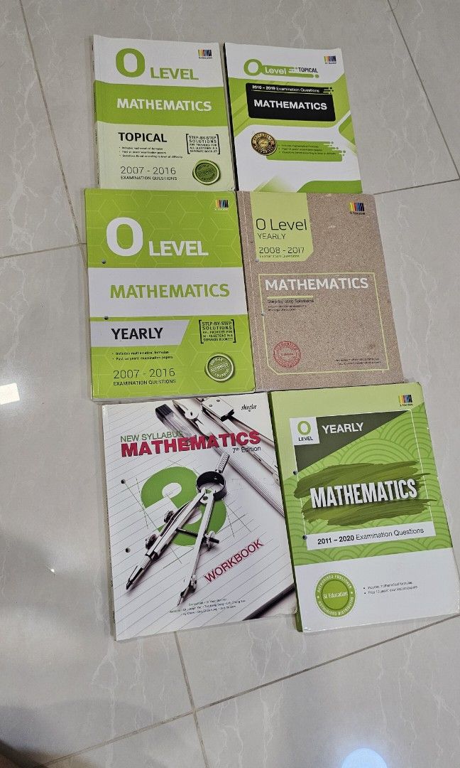 O level Elementary and Add Maths Textbooks, Hobbies & Toys, Books ...
