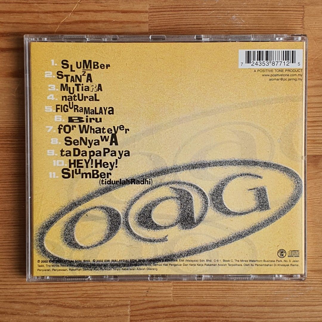 OAG old automatic garbage Opera Radhi-O Friendly signed by artist album ...