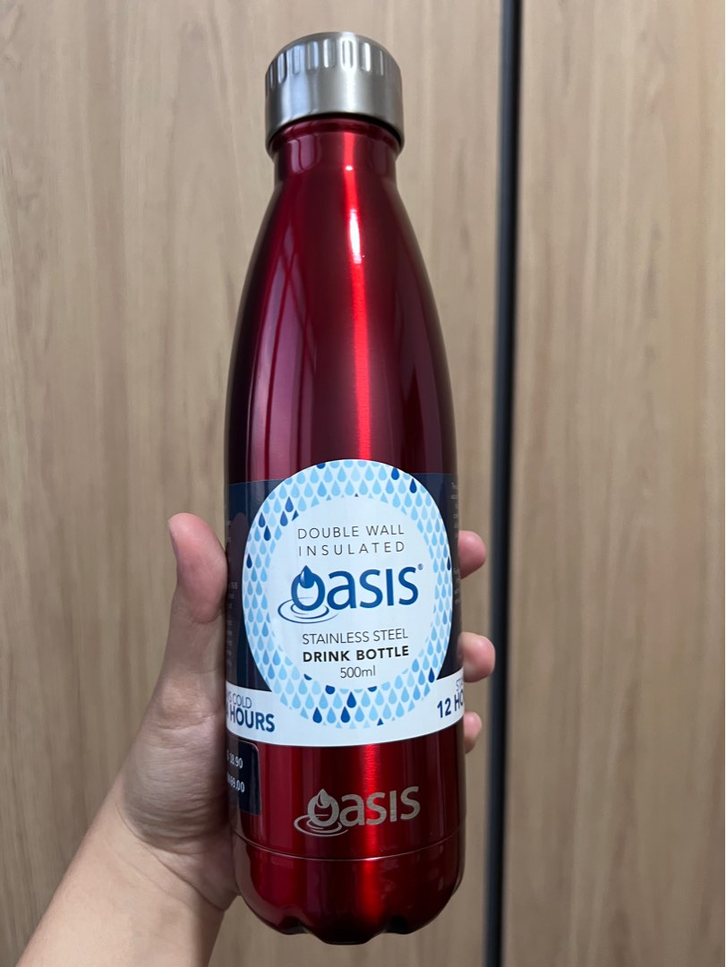 Oasis bottle/ thermal flask 500ml Red, Furniture & Home Living ...