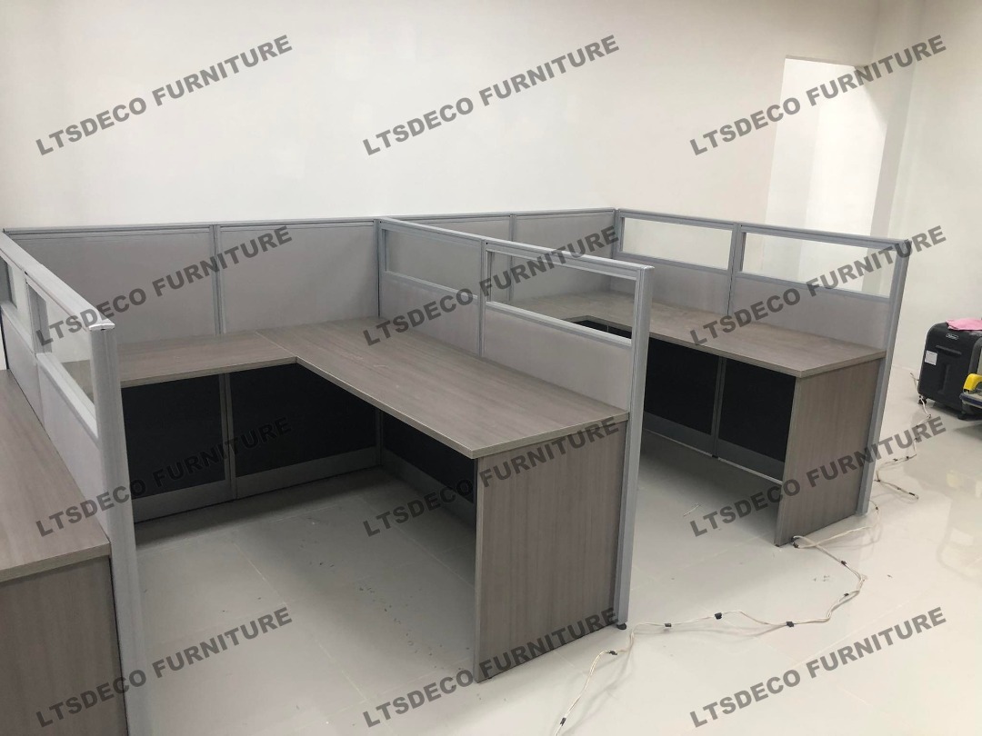OFFICE PARTITION WORKSTATION FABRIC WITH GLASS OFFICE FURNITURE ...