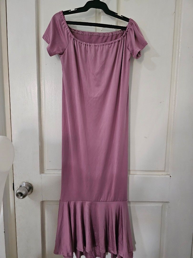 Old Rose gown, Women's Fashion, Dresses & Sets, Evening dresses & gowns ...