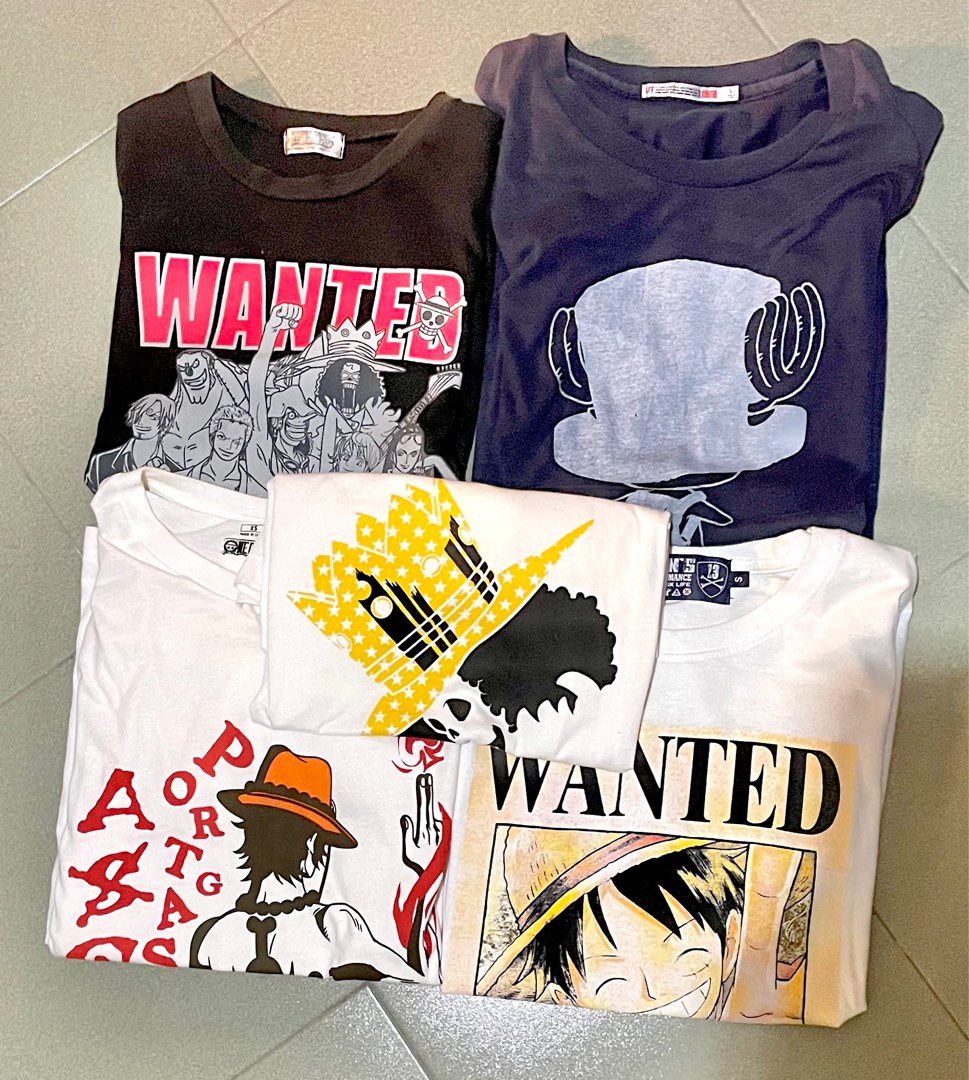 One Piece Combo 5 Pcs Official Merch One Piece Uniqlo, Men's Fashion ...