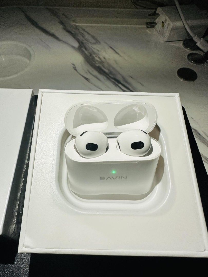 ORIGINAL BAVIN WIRELESS EARPODS, Audio, Headphones & Headsets on Carousell