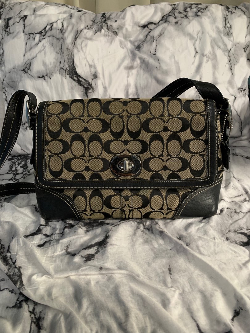 Original coach sling bag, Luxury, Bags & Wallets on Carousell