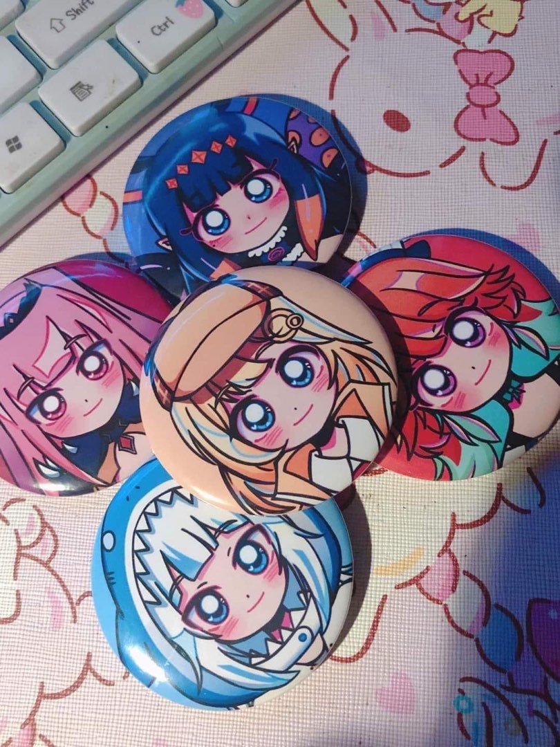 ORIGINAL DESIGNED ANIME BUTTONS | We Also Customize Designs, Hobbies ...