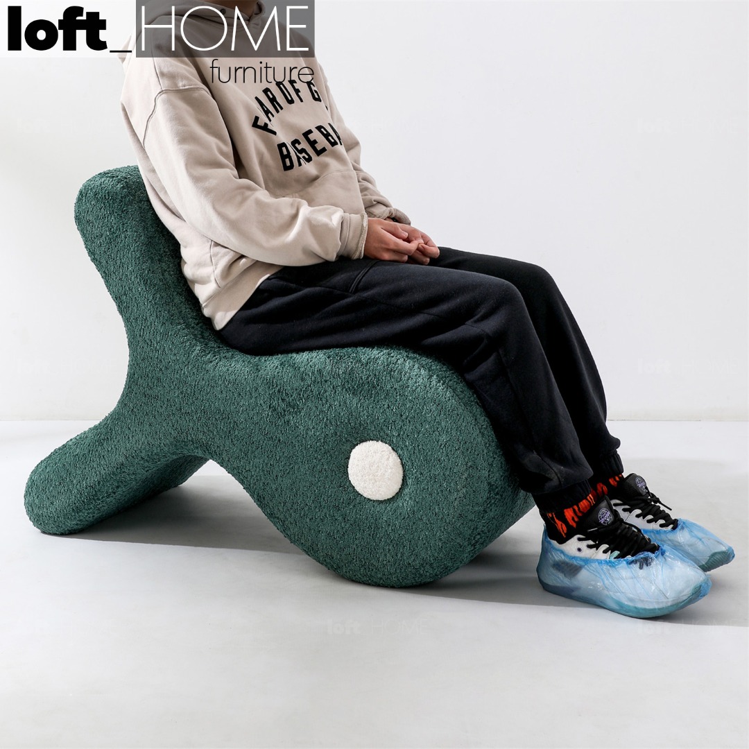 Ottoman Green FISH, Furniture & Home Living, Furniture, Other Home ...