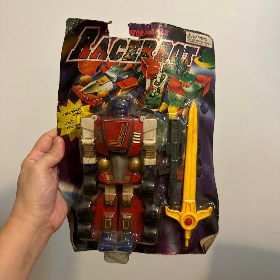 Palengke Phil Toy Sealed Retro Sealed Transformable RACERBOT, Hobbies ...