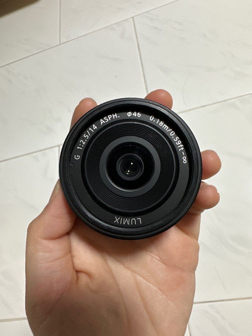 Panasonic 14mm f2.5 pancake lens for MFT mirrorless, Photography, Lens ...