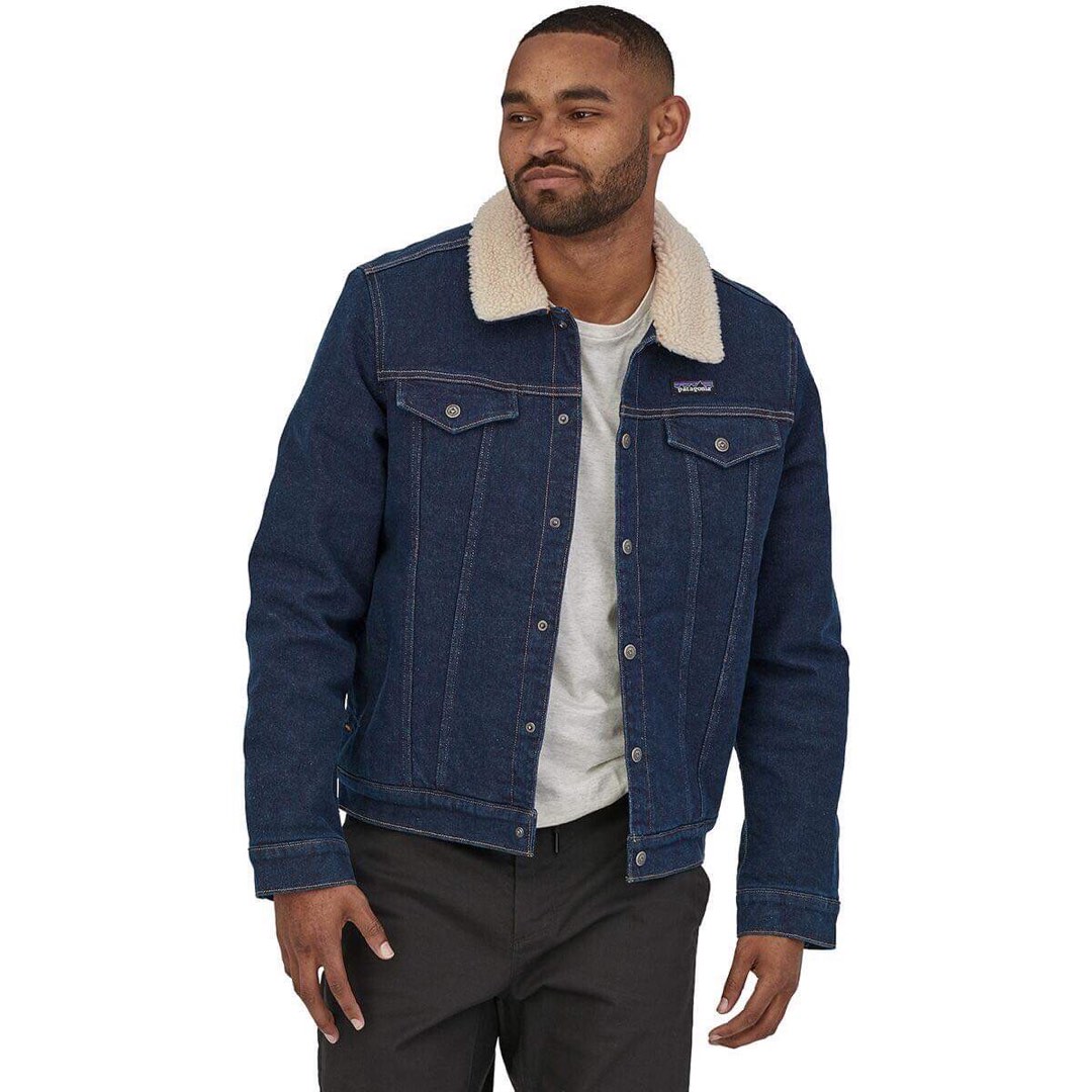 PATAGONIA PILE-LINED TRUCKER JACKET, Men's Fashion, Activewear on Carousell