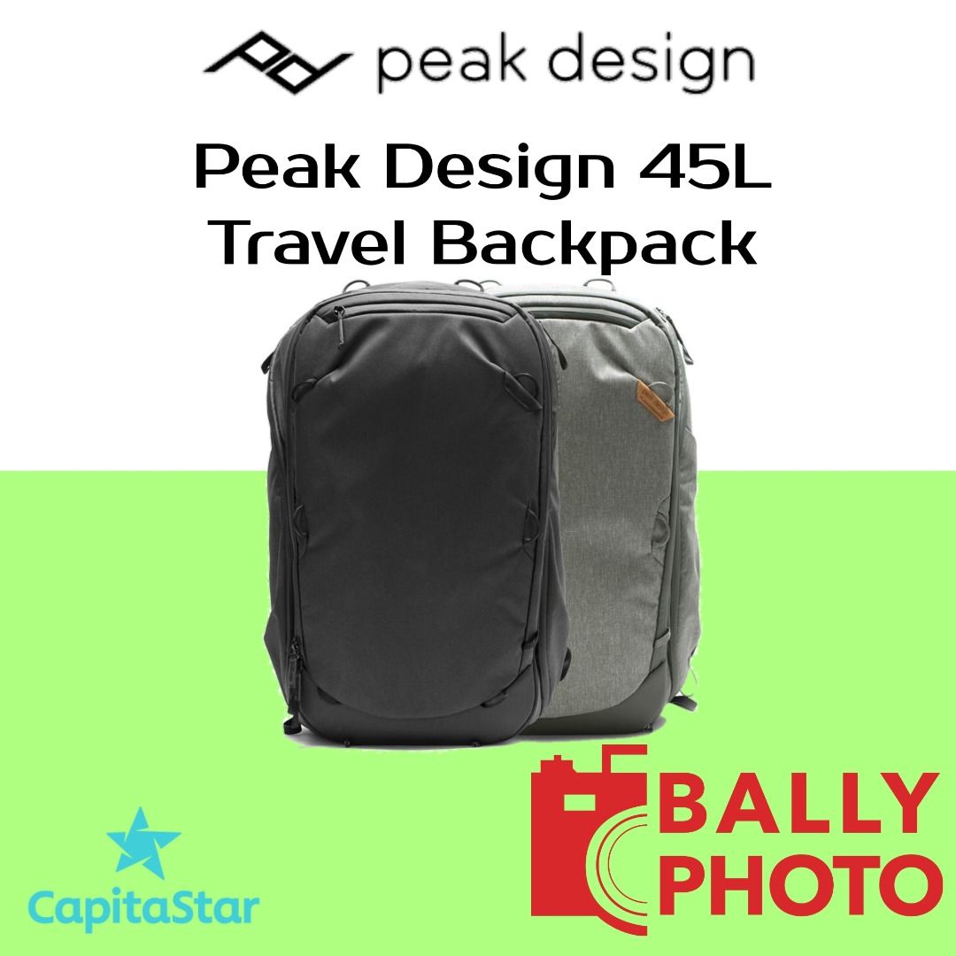 Peak Design 45L Travel Backpack, Photography, Photography Accessories ...