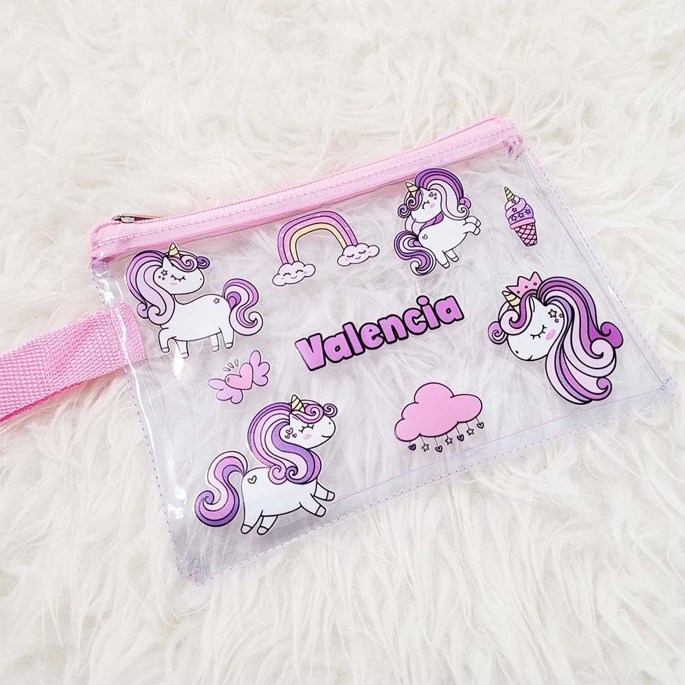 Personalized Clear Pouch - Multipurpose Transparent Pouch for Adult ...