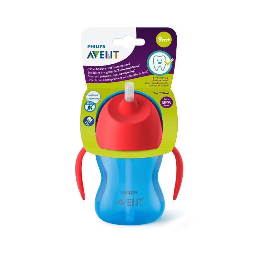 Philips Avent Bendy Baby Straw Cup Baby Drink Bottle, Babies & Kids ...