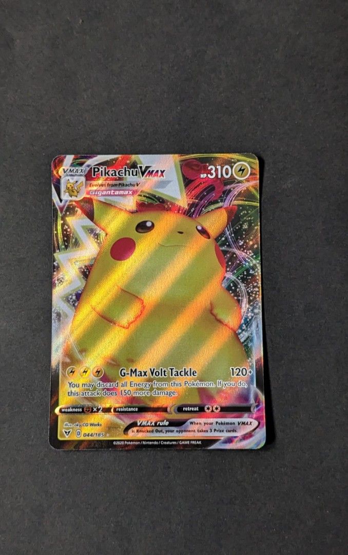 Pikachu Vmax Vivid Voltage Pokemon Card Tcg, Hobbies & Toys, Toys ...