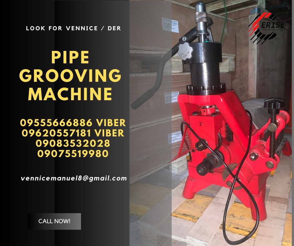 Pipe grooving machine, Commercial & Industrial, Industrial Equipment on ...