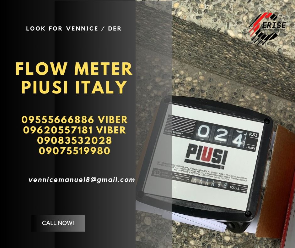 PIUSI italy Flow meter, Commercial & Industrial, Construction Tools ...