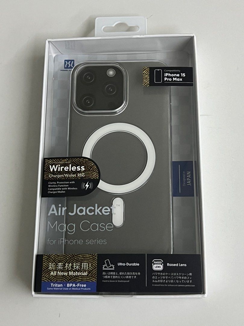 Power Support Air Jacket Magsafe IPhone 15 pro max tritan, Mobile ...