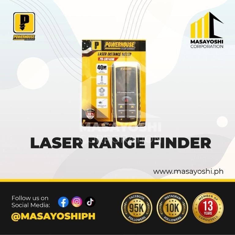 Powerhouse Laser Range finder | PH-LMT40M | Distance Measurer ...