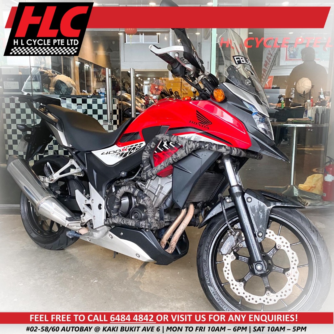 PRE-OWNED HONDA CB400X COE FEBRUARY 2027, Motorcycles, Motorcycles for ...